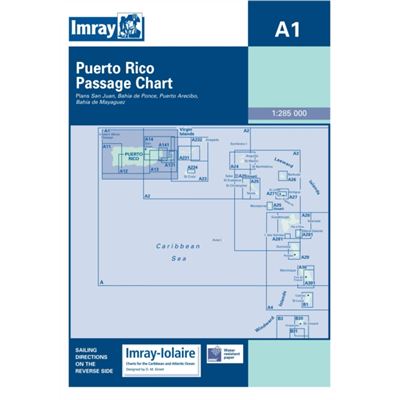 Imray Iolaire Chart A1: Puerto Rico Passage Chart (Imray C.Chart) (Map ...