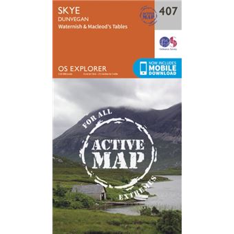 Os Explorer Map Active (407) Skye - Dunvegan (Os Explorer Active Map ...