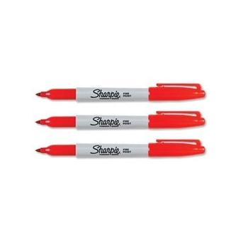 Sharpie stylo feutre ... pointe fine pen original, rouge - par 1 ...
