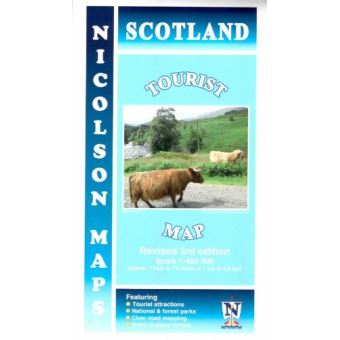 Scotland Tourist Map (Nicolson Tourist Map) Nicolson Maps - broché ...