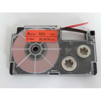Cassette Cartouche Ruban 6 mm vhbw pour Casio CW-L300, KL-100E, KL-120, KL-1500, KL-200E, KL-300 ...