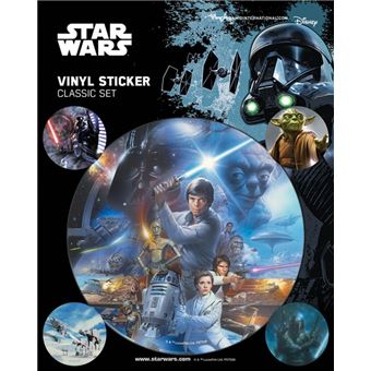 Star Wars Poster-Sticker Autocollant - Classic Sticker Pack (12x10 cm ...