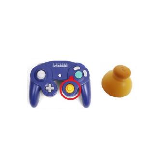 C-button analog stick cap for gamecube controller - yellow joystick ...