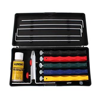 Lansky kit d'affûtage couteaux comprenant 5 pierres d'affûtage , pince ...