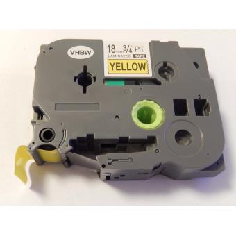 Cassette à ruban vhbw 18mm pour Brother P-Touch 1750, 1800, 1850, 220 ...