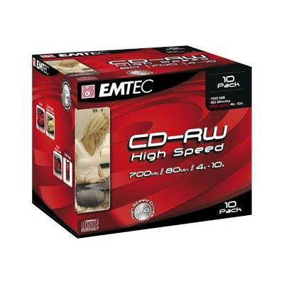 Emtec CD-RW 80 min x10 - CD vierge - Achat & prix | fnac