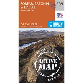 Os Explorer Map Active (389) Forfar, Brechin And Edzell (Os Explorer ...