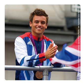 Tom Daley Poster-Sticker Autocollant - Jeux Olympiques De Londres (9x9 ...