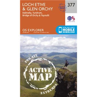 Os Explorer Map Active (377) Loch Etive And Glen Orchy (Os Explorer ...