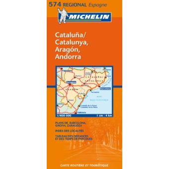 Michelin #574 Cataluna/Aragon (Maps/Regional (Michelin)) Michelin ...