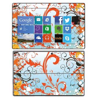 SKIN STICKERS POUR MICROSOFT SURFACE PRO (STICKER : FLOWERS IN SUN ...