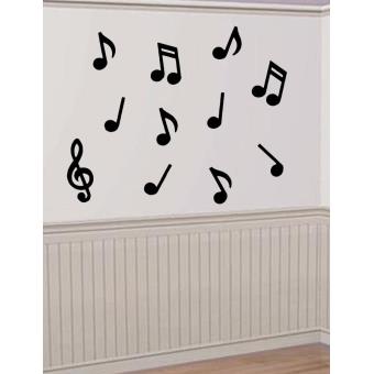 Décorations notes de musique (x12) - Article et décoration de fête ...