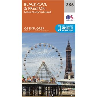 Os Explorer Map (286) Blackpool And Preston (Map) Ordnance Survey ...