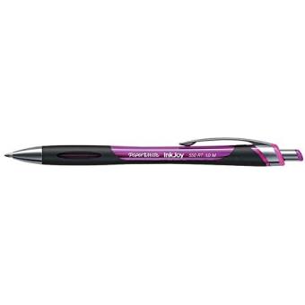 Paper mate stylo à bille inkjoy 550 rt, magenta papermate - Stylo ...