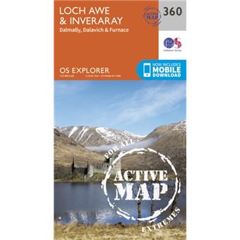Os Explorer Map Active (360) Loch Awe And Inveraray (Os Explorer Active ...