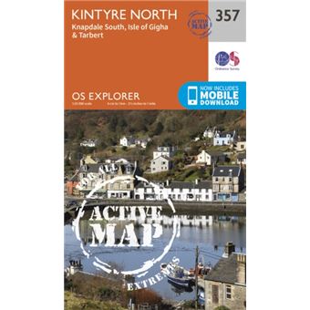 Os Explorer Map Active (357) Kintyre North (Os Explorer Active Map ...
