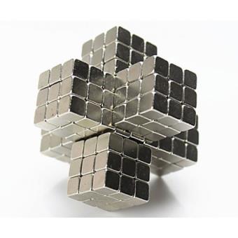 Cube magique magnétique Neocube (216 cubes 5mm) - Argent - Jeu de construction magnétique ...