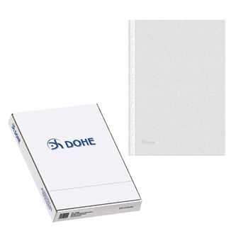 Boîte 100 Étuis PREMIUM multi-perforé feuille - Feuilles doubles ...