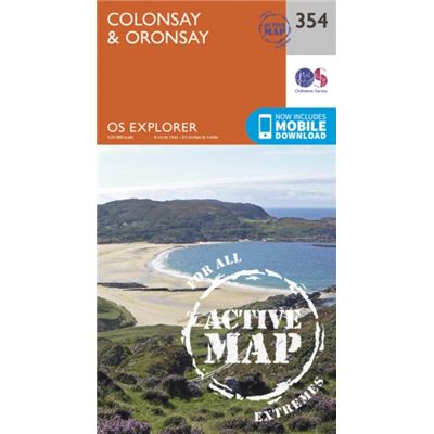 Os Explorer Map Active (354) Colonsay And Oronsay (Os Explorer Active ...