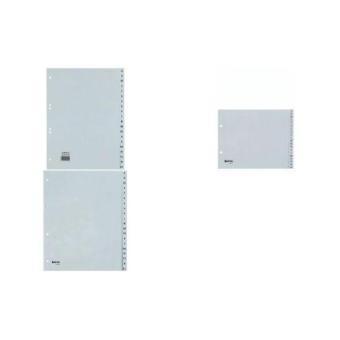 Hetzel intercalaires alphab?tiques en plastique, a4, pp,gris 25650481 - Classeurs 4 anneaux ...
