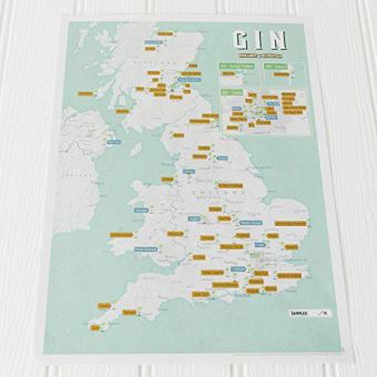 Maps International - Gin Distilleries Collect and Scratch Off Travel ...