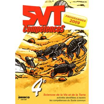 SVT compétences 4e. Activités identifiées à travers les compétences du ...