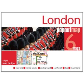 London PopOut Map: 3 PopOut Maps in One (Footprint PopOut Maps) Popout ...