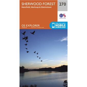 Os Explorer Map (270) Sherwood Forest (Map) Ordnance Survey, - poche ...