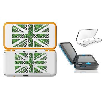 Coque NEW 2DS XL Drapeau UK flag jungle vert tropical exotique ...