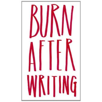 Burn After Writing Sharon Jones - broché - Achat Livre | fnac