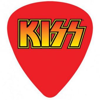 Kiss Poster-Sticker Autocollant - Logo (9x9 cm) - Autocollant et ...