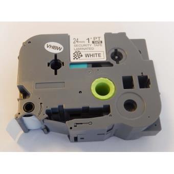 Cassette à ruban vhbw 24mm pour Brother P-Touch 2400, 2450, 2460, 2470 ...