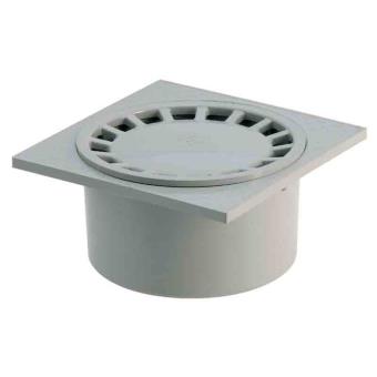 Girpi - Siphon de sol PVC 150 x 150 - gris - Tuyaux fixations et ...