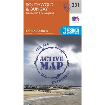 Os Explorer Map Active (231) Southwold And Bungay (Os Explorer Active ...