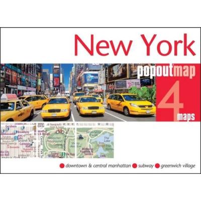 New York Popout Map - handy, pocket-size, pop-up map of New York ...
