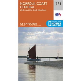 Os Explorer Map (251) Norfolk Coast Central (Map) Ordnance Survey ...