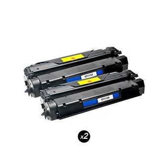 Pack de 2 Cartouches Compatibles HP C7115X pour HP LaserJet 1200 1200N ...