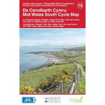 Mid-Wales South Cycle Map (National Cycle Network Route Maps ...