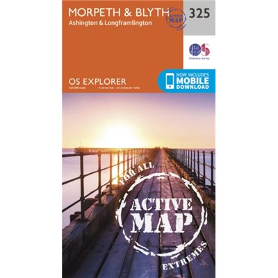 Os Explorer Map Active (325) Morpeth And Blyth (Os Explorer Active Map ...