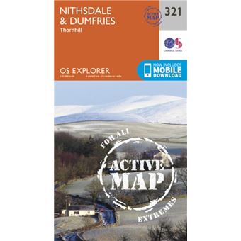 Os Explorer Map Active (321) Nithsdale And Dumfries (Os Explorer Active ...