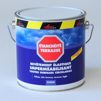 Résine d'Etanchéité Circulable Terrasse Balcons Surfaces - 2,5L- Bronze ...