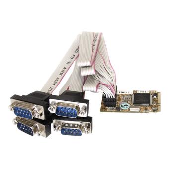 StarTech.com Carte Mini PCI Express avec 4 ports RS232 - Adaptateur ...