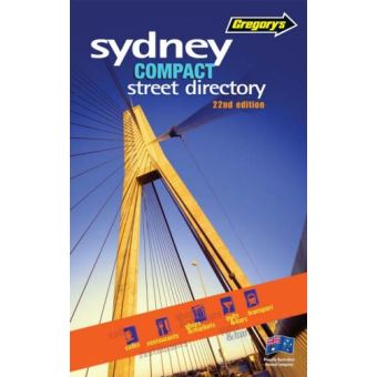 Sydney (Gregory's Compact Street Directories) Ubd Gregorys - broché ...