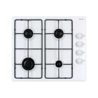 Plaque gaz Westline WGE 4 WH - Achat & prix | fnac