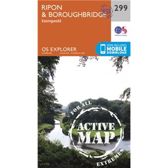 Os Explorer Map Active (299) Ripon And Boroughbridge (Os Explorer ...
