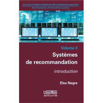 Systèmes De Recommandation , Introduction - broché - Achat Livre | fnac