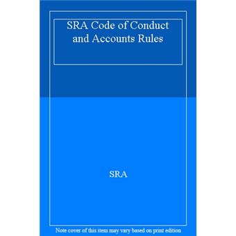 SRA Code of Conduct and Accounts Rules - [Livre en VO] Sra - poche ...