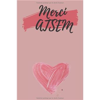 Merci ATSEM Carnet de notes pour ATSEM d'école maternelle NLFBP ...