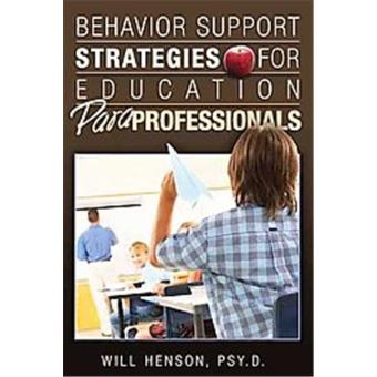 Behavior Support Strategies for Education Paraprofessionals - broché ...