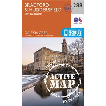 Os Explorer Map Active (288) Bradford And Huddersfield (Os Explorer ...